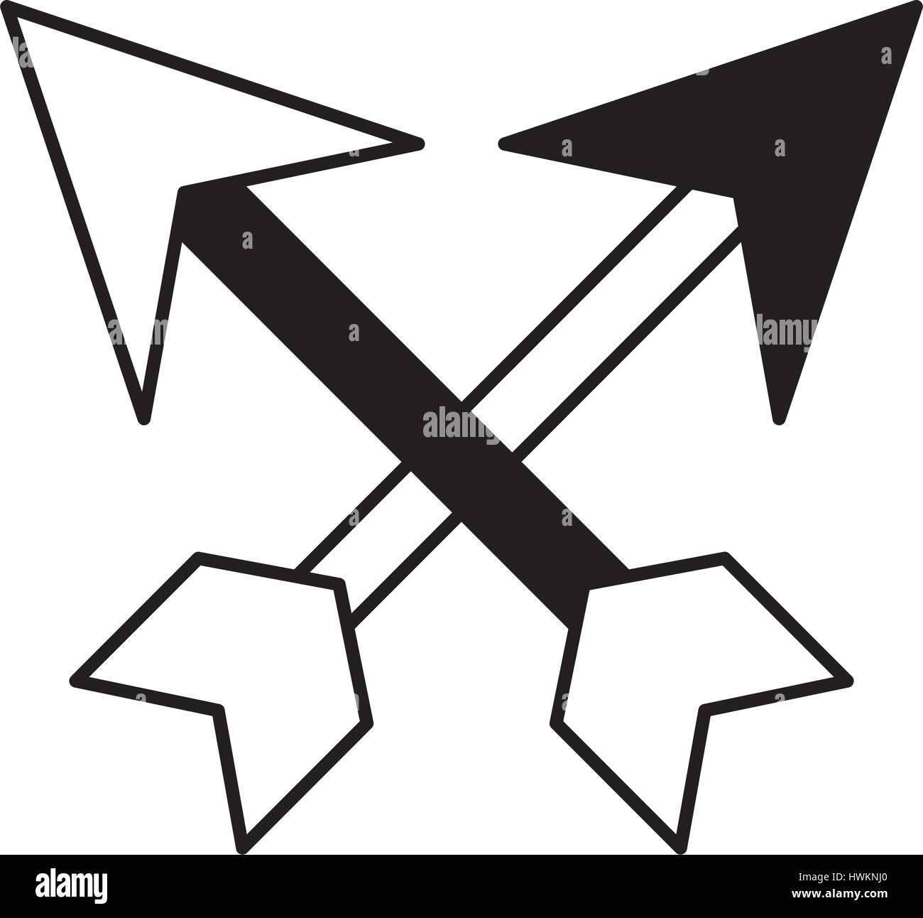 arrow symbol isolated icon Stock Vector Image & Art - Alamy