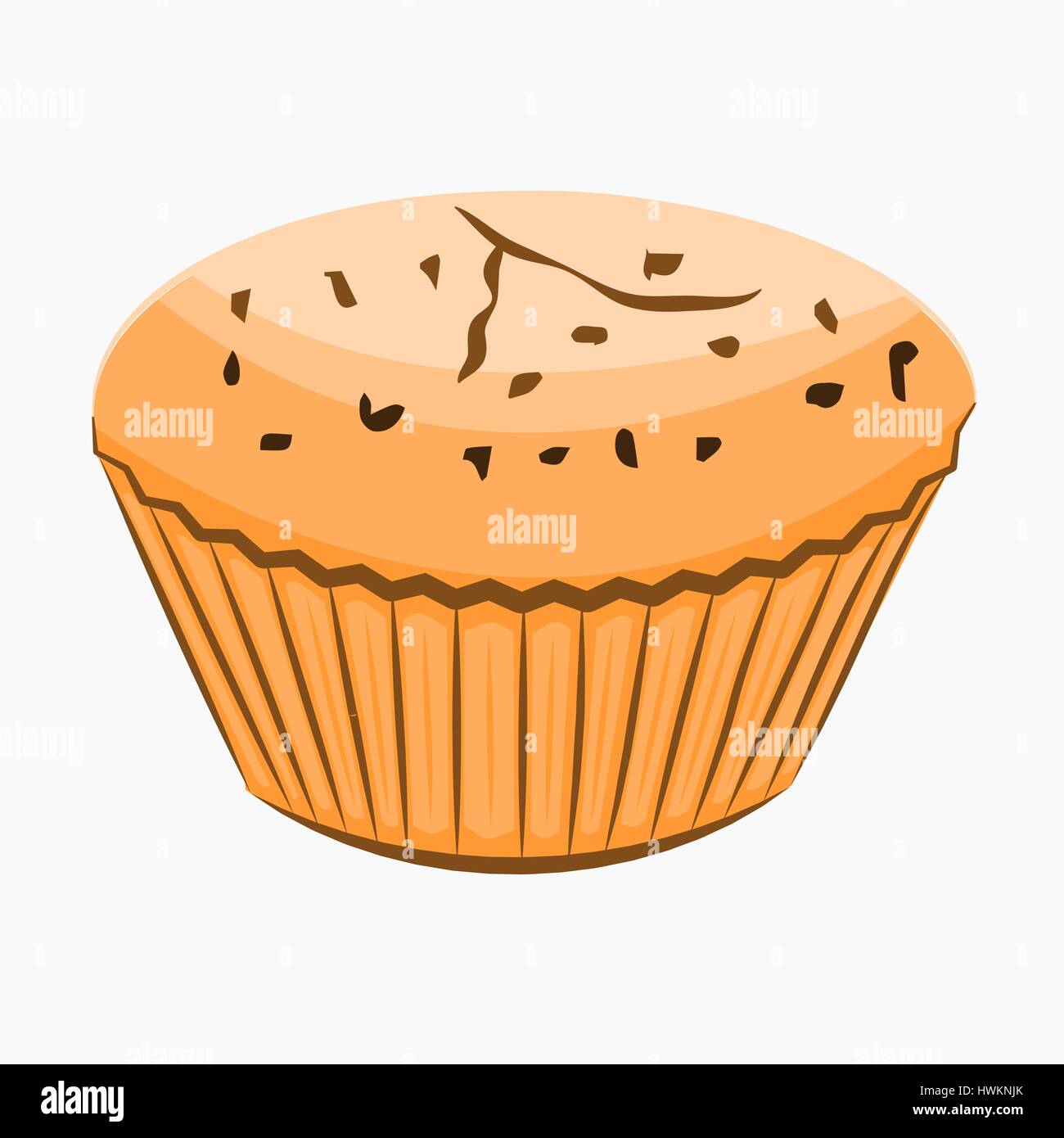 Cupcake cartoon Icon Stock Vector Image & Art - Alamy
