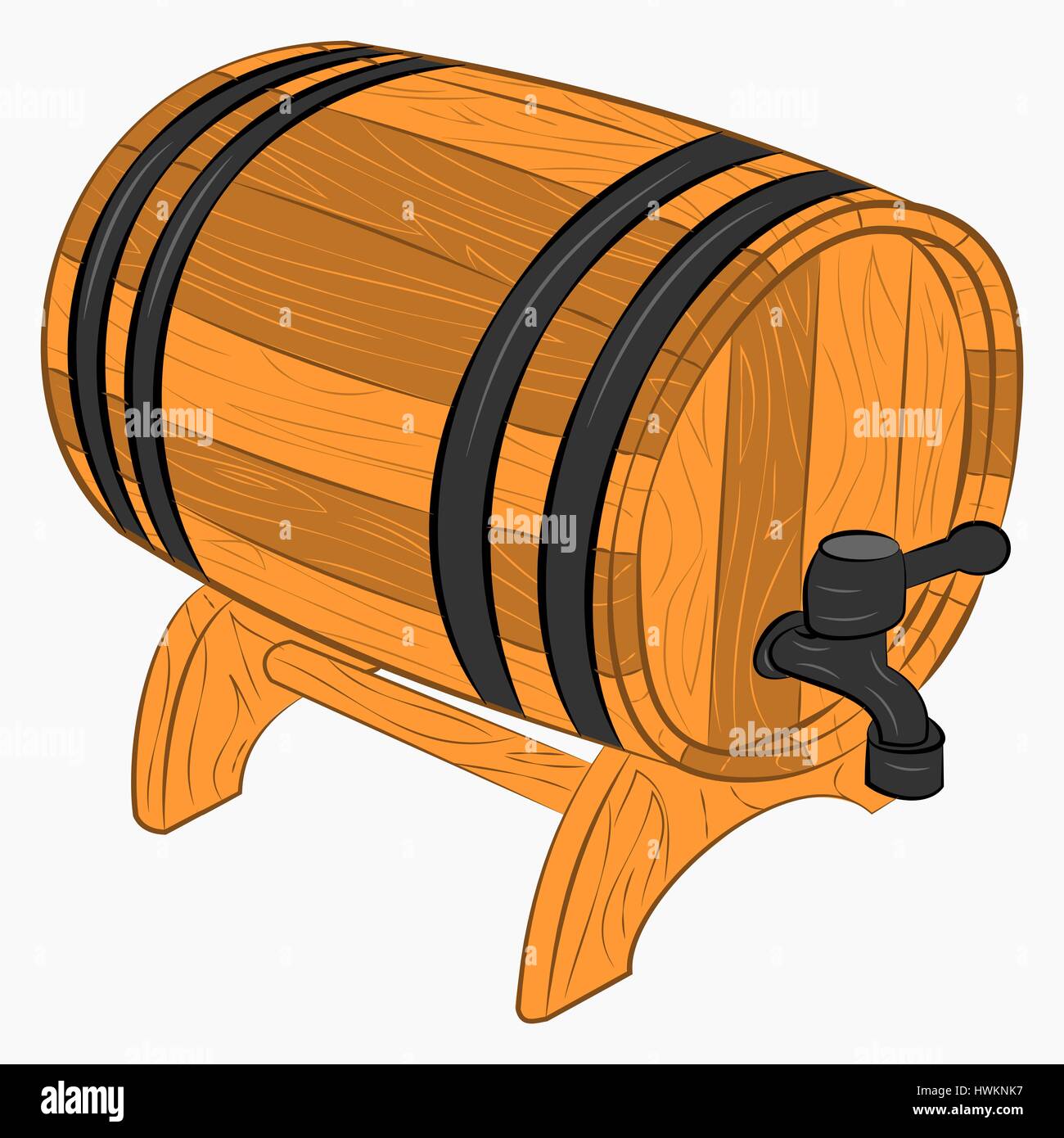 Cartoon beer barrel hi-res stock photography and images - Alamy