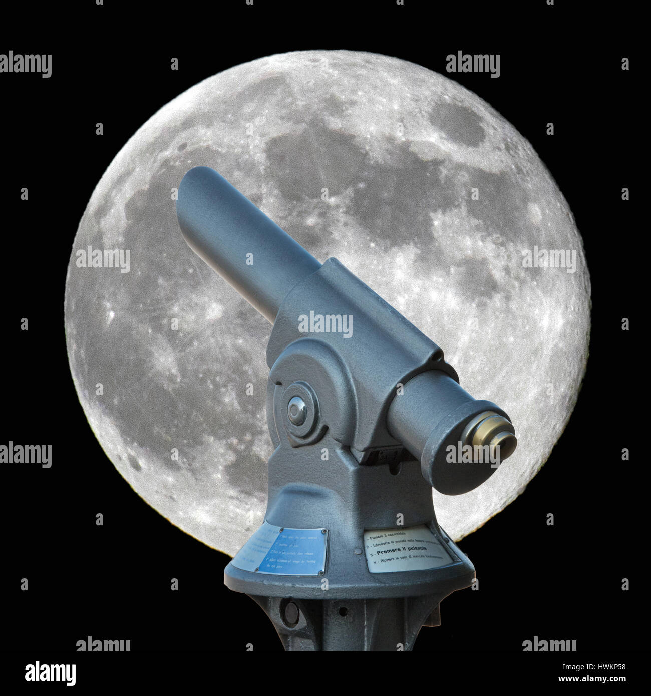 Vintage moon scan hi-res stock photography and images - Alamy