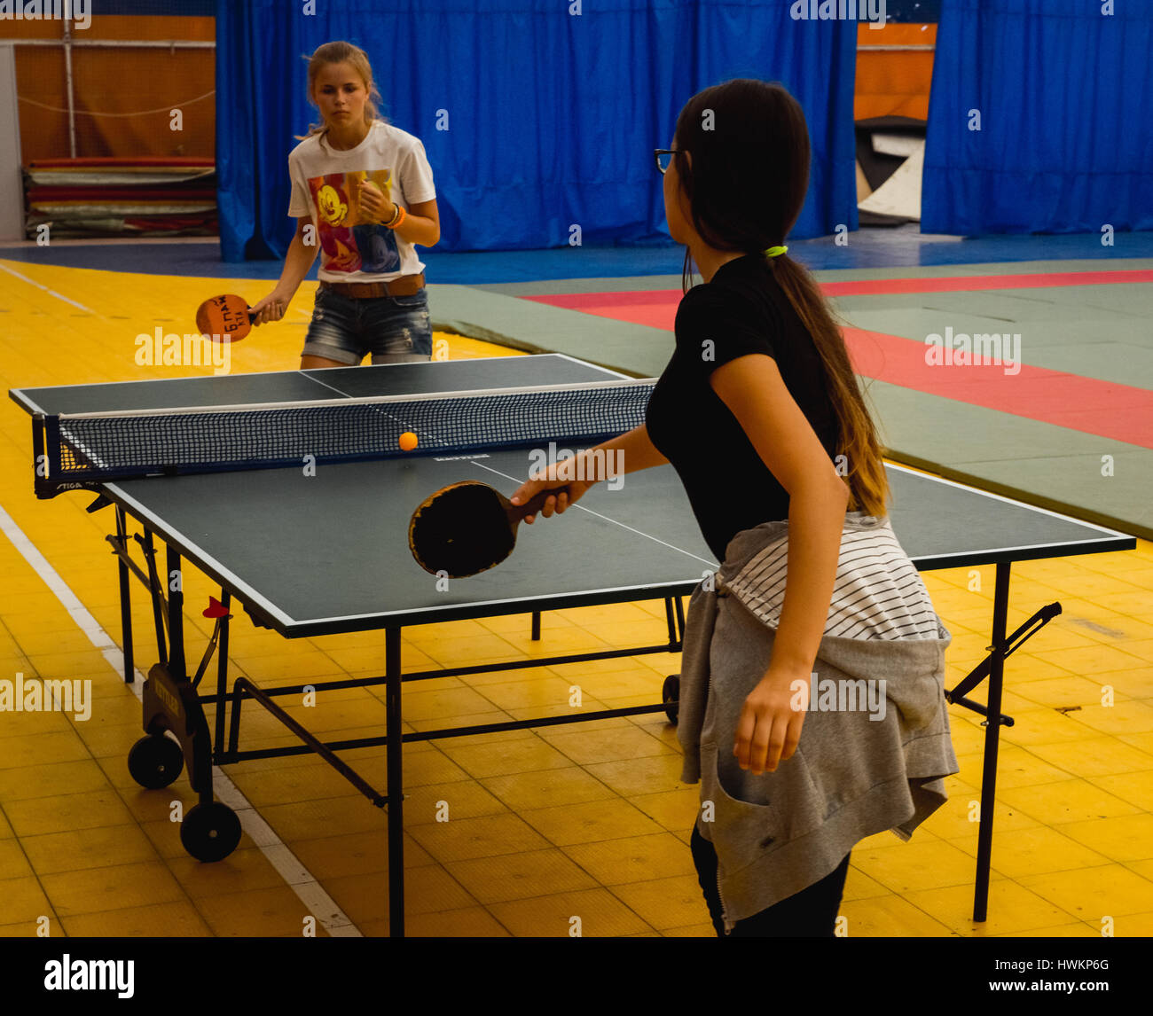 Ping pong. Table tennis Stock Photo - Alamy