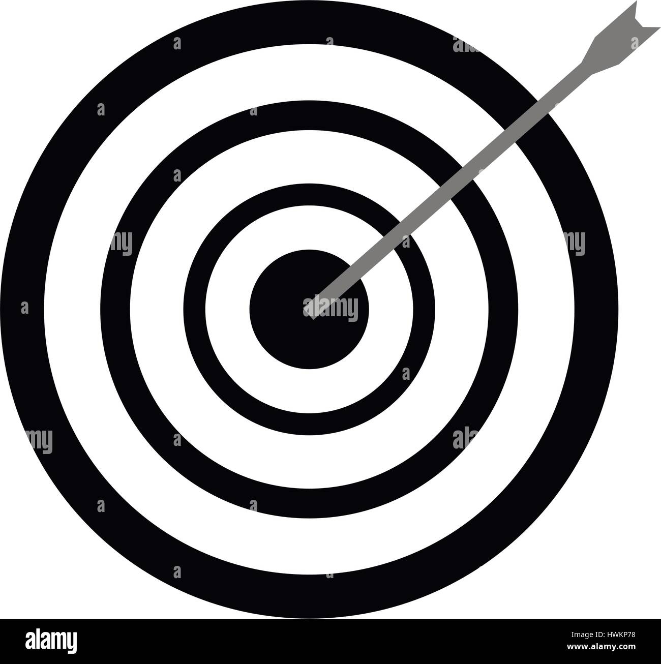 target icon illustrated on a white background in vector Stock Vector ...