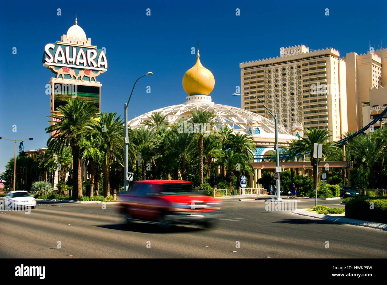 Sahara Hotel, Las Vegas, Nevada, USA Stock Photo - Alamy