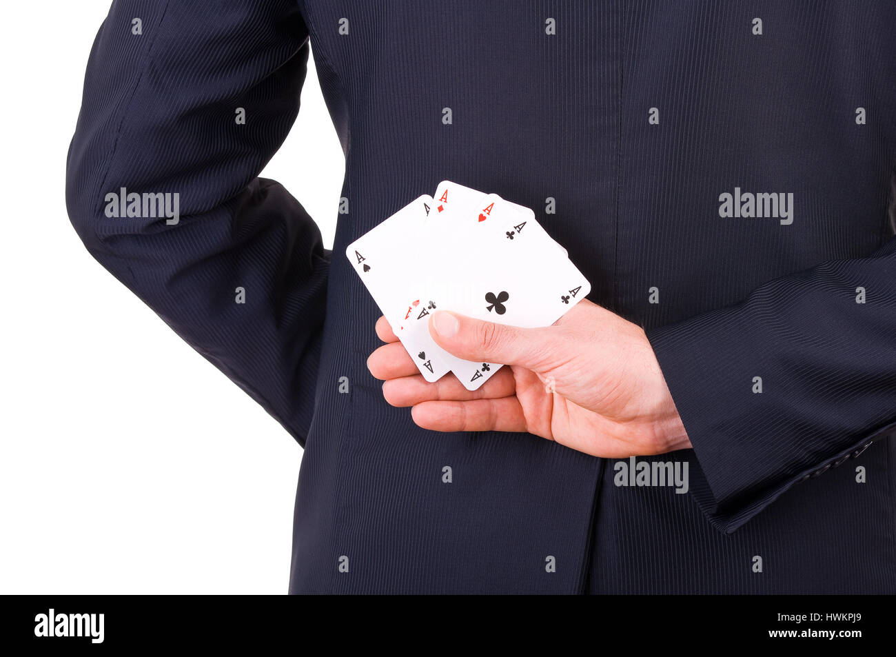 Businessman with pack of cards hi-res stock photography and images - Alamy