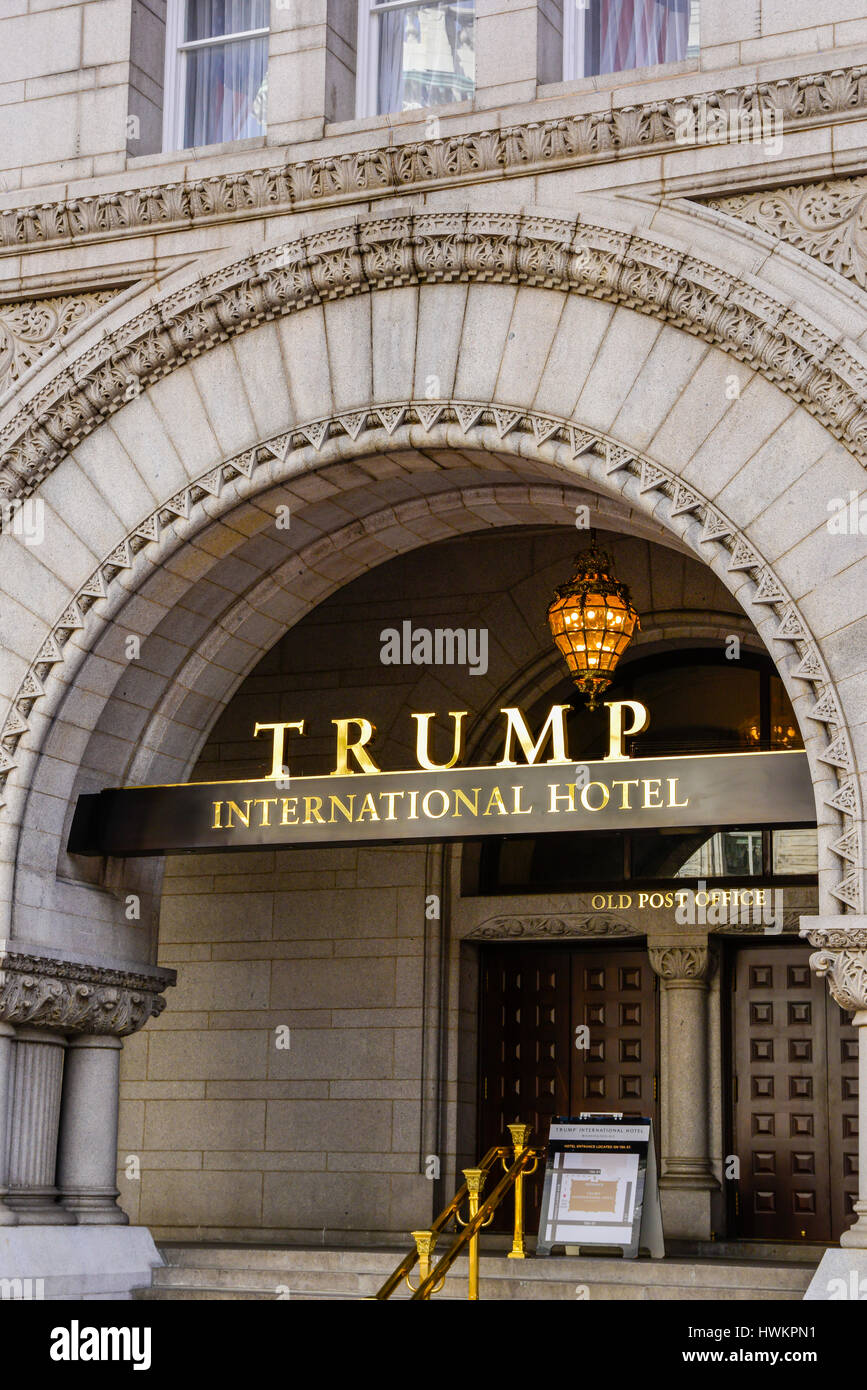 Trump International Hotel in Washington, DC, is an impressive old post ...