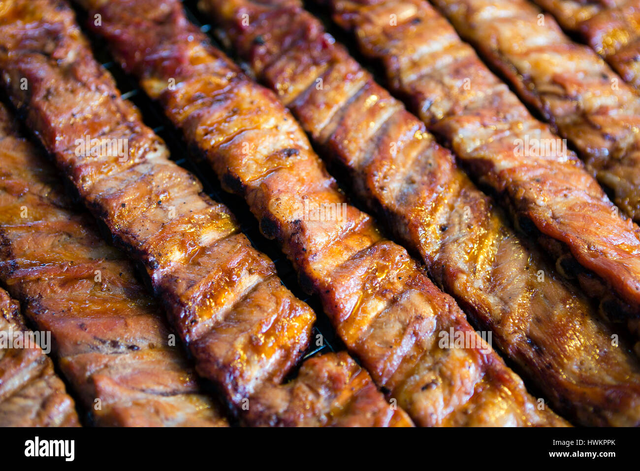 Barbequed spare ribs hi-res stock photography and images - Alamy