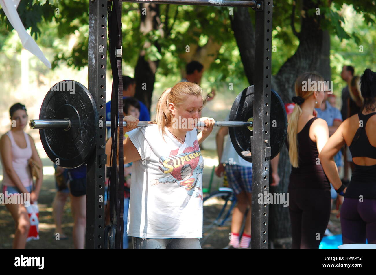 Olympic lifting bar hi-res stock photography and images - Alamy