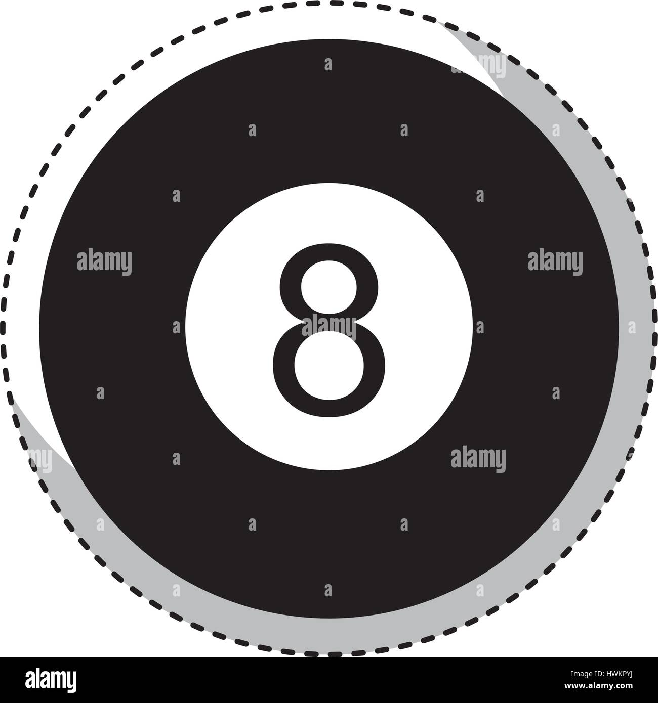 Magic eight ball Stock Vector Images - Alamy
