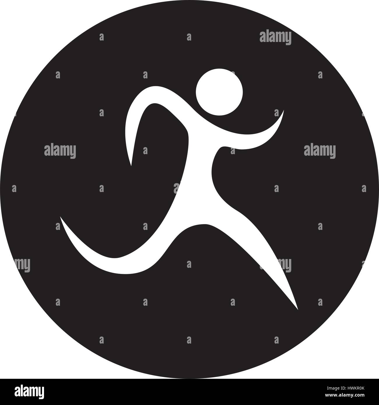 runner athlete silhouette icon Stock Vector Image & Art - Alamy