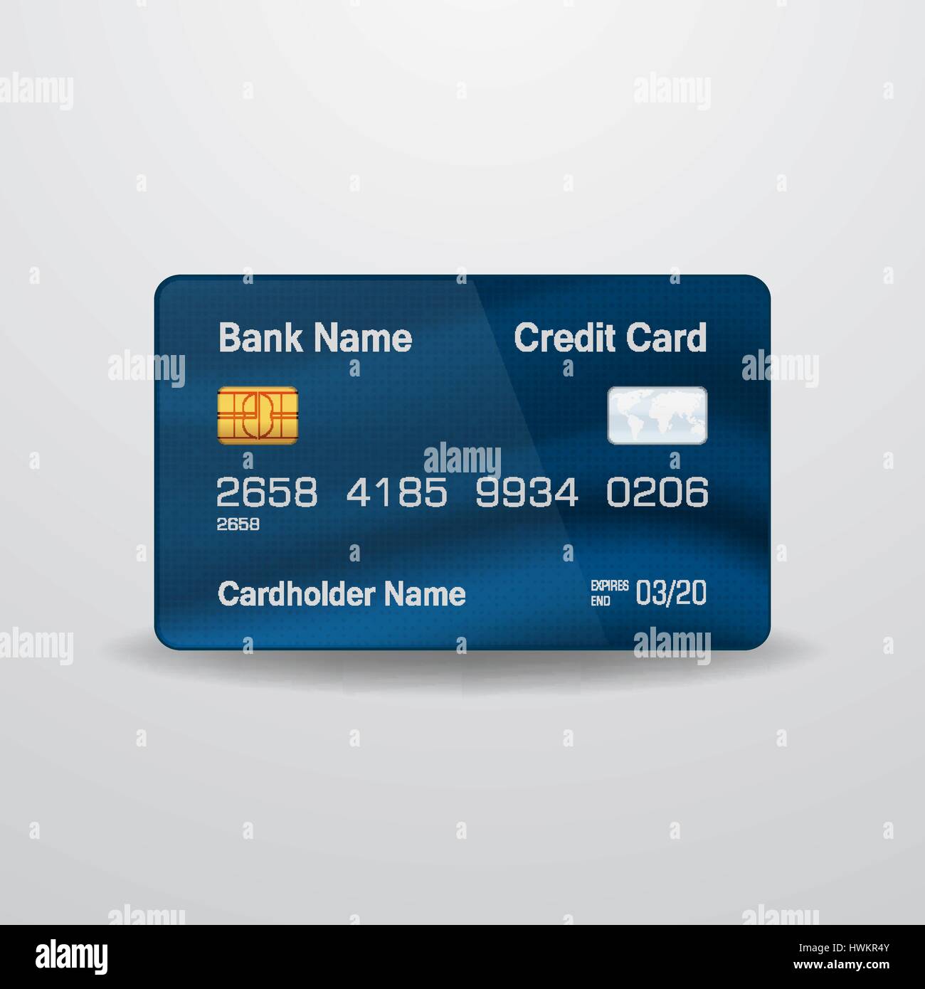 Detailed realistic vector credit card. Money, payment symbol Stock ...