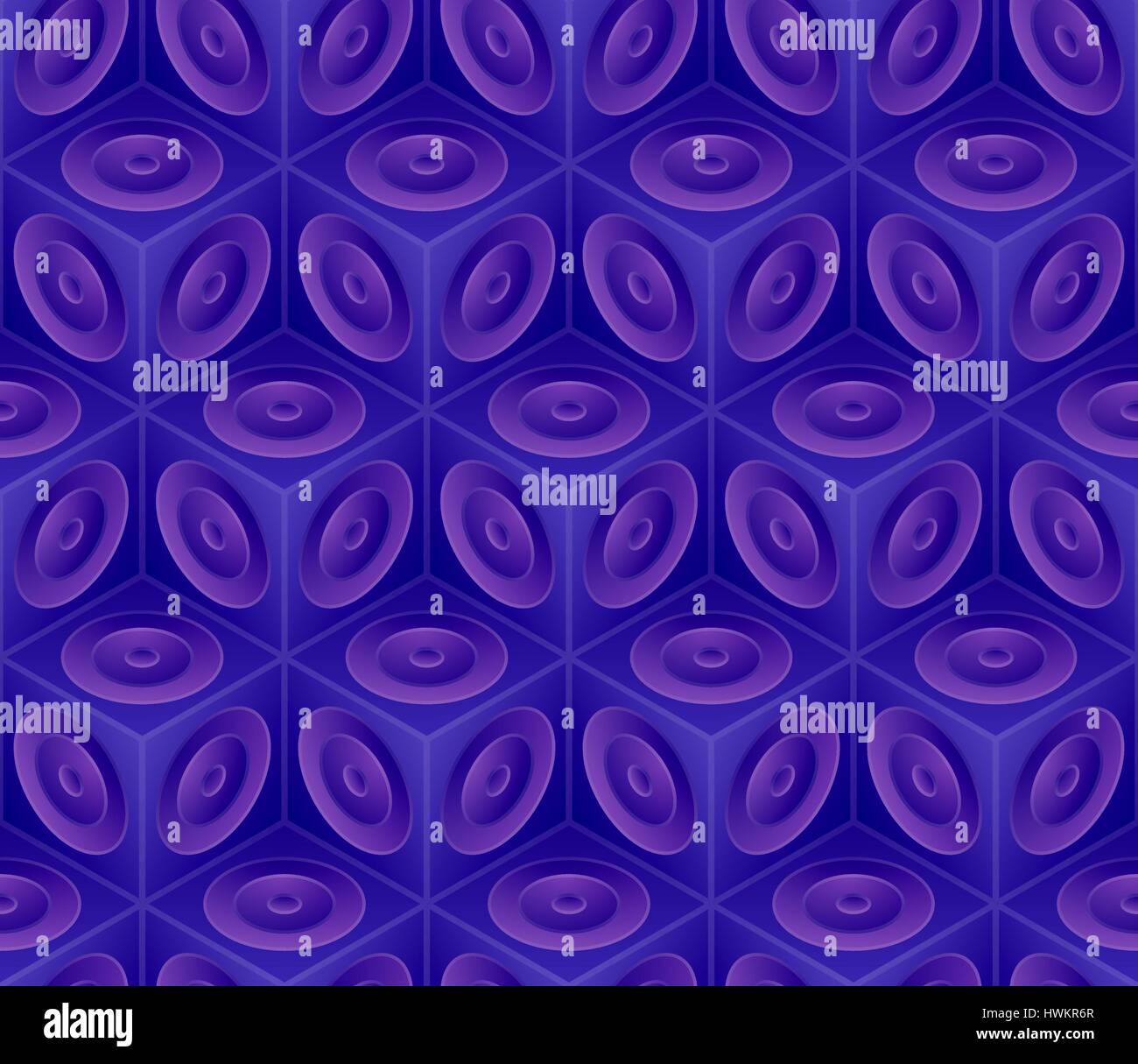 Seamless Pattern From Isometric Cubes Abstract Geometric Backdrop