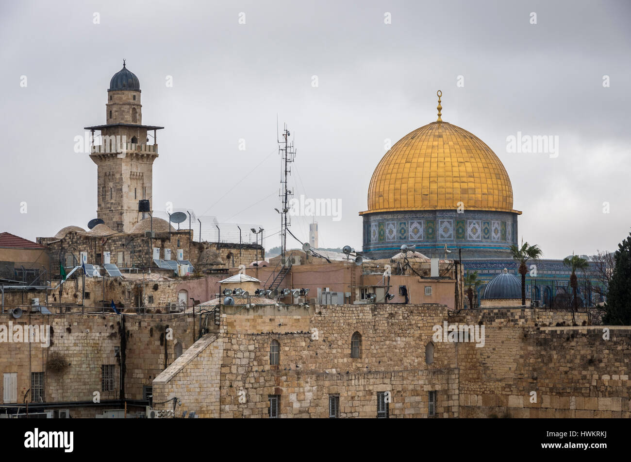 Western wall temple mount hi-res stock photography and images - Alamy