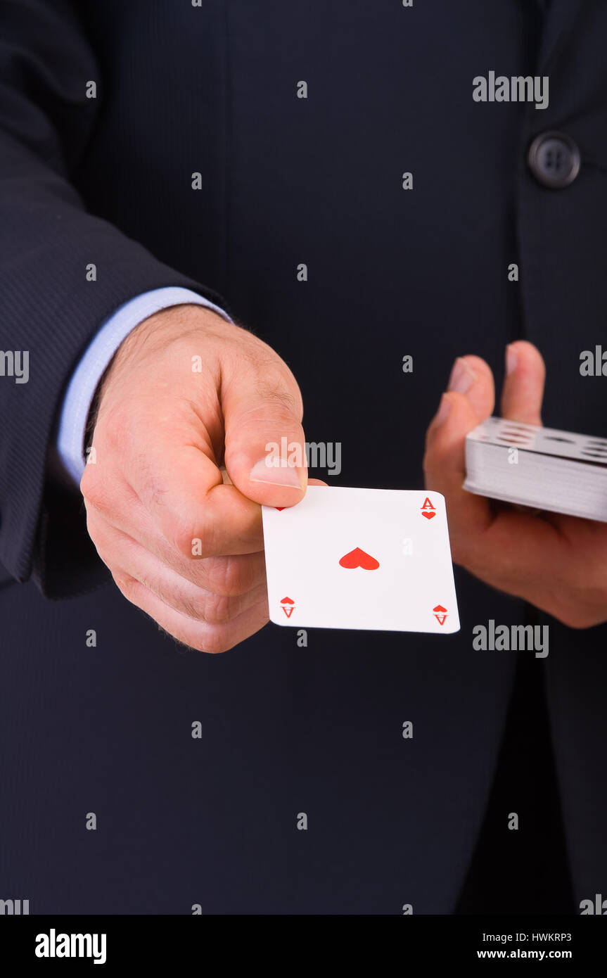 Business card man suit hand give hi-res stock photography and images ...