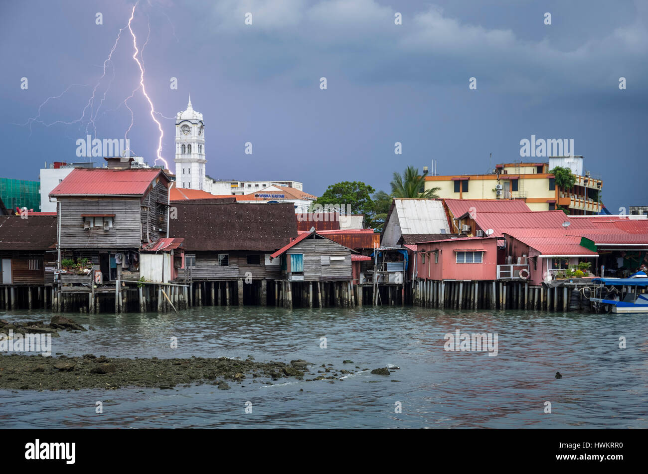 George town penang malaysia skyline hi-res stock photography and images ...