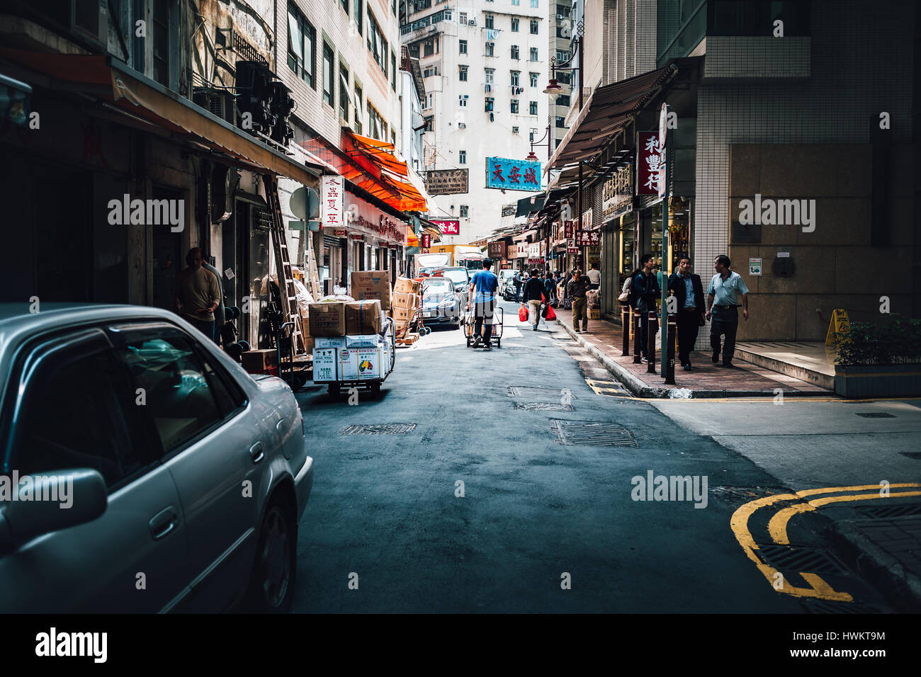 Hong Kong Western District Stock Photo - Alamy