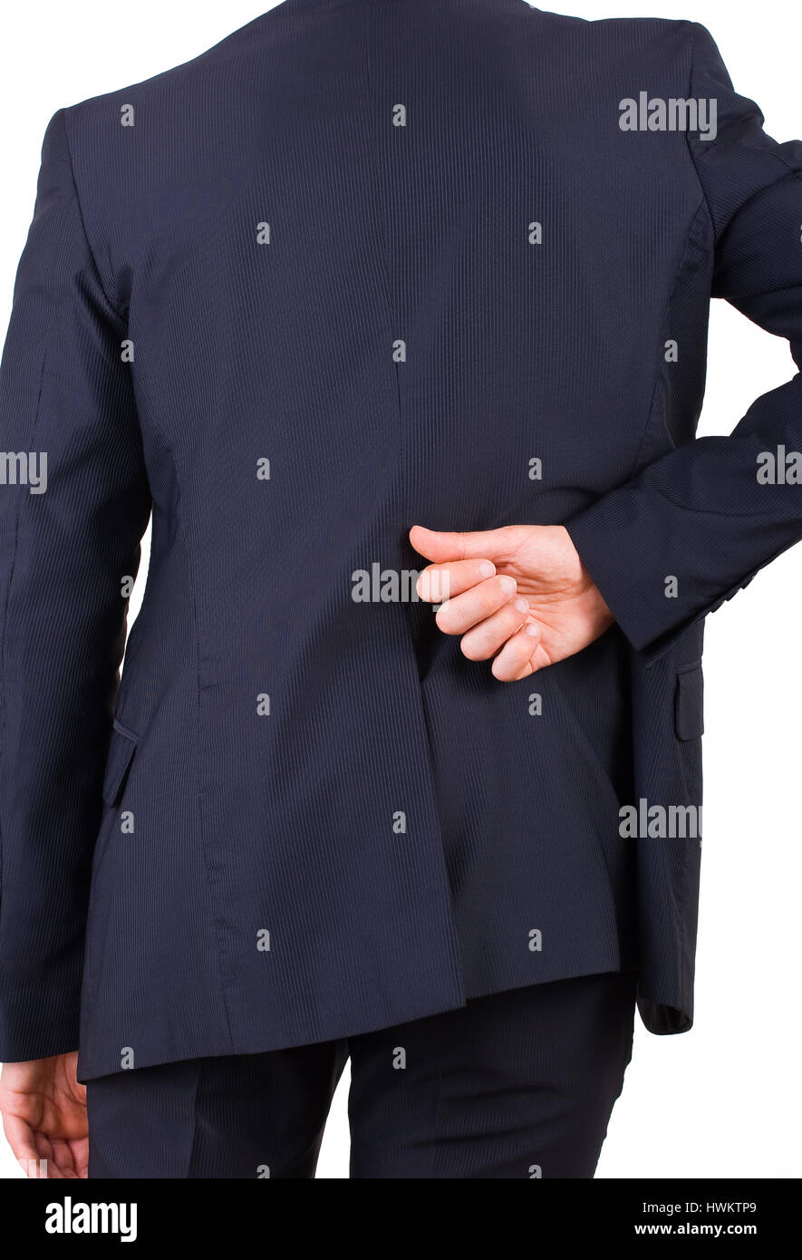 Businessman with aching back Stock Photo - Alamy