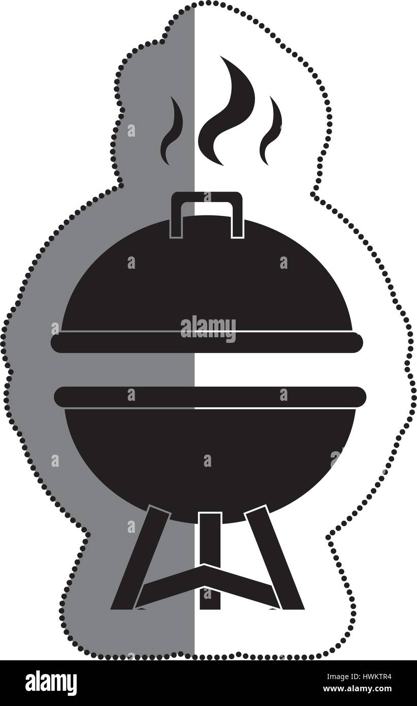 bbq grill delicious food vector illustration design Stock Vector Image ...