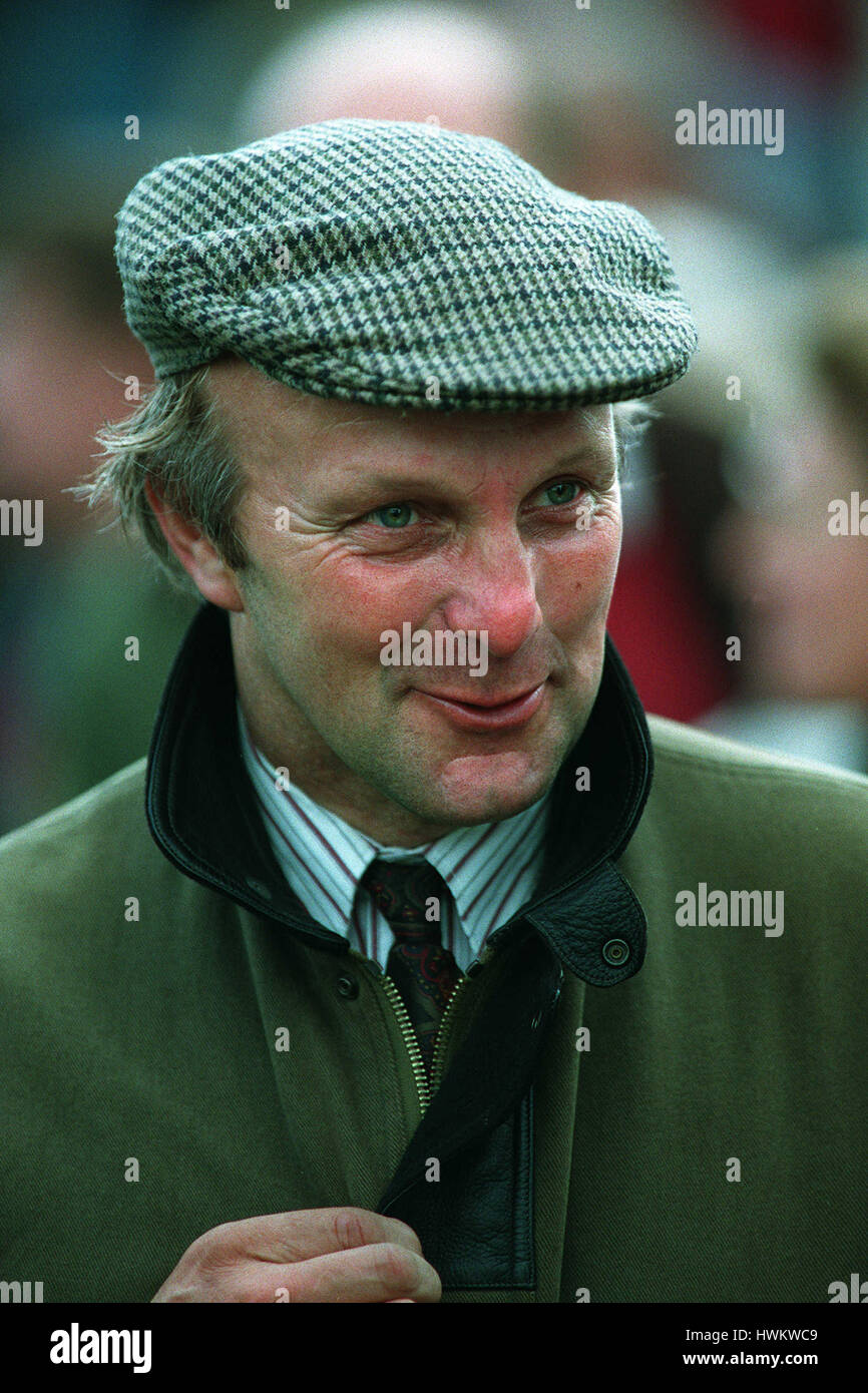 CHRIS POPHAM RACE HORSE TRAINER 26 October 1993 Stock Photo - Alamy