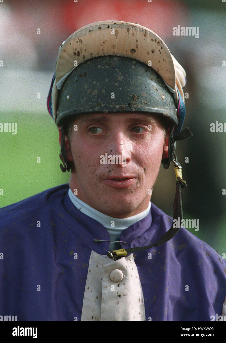 NIGEL HAWKE JOCKEY 26 October 1993 Stock Photo - Alamy