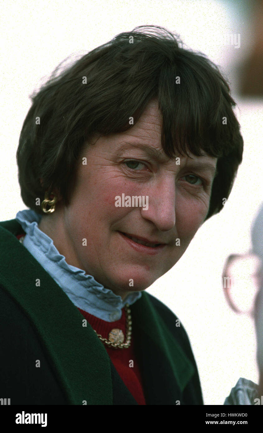 HENRIETTA KNIGHT RACE HORSE TRAINER 04 November 1993 Stock Photo - Alamy
