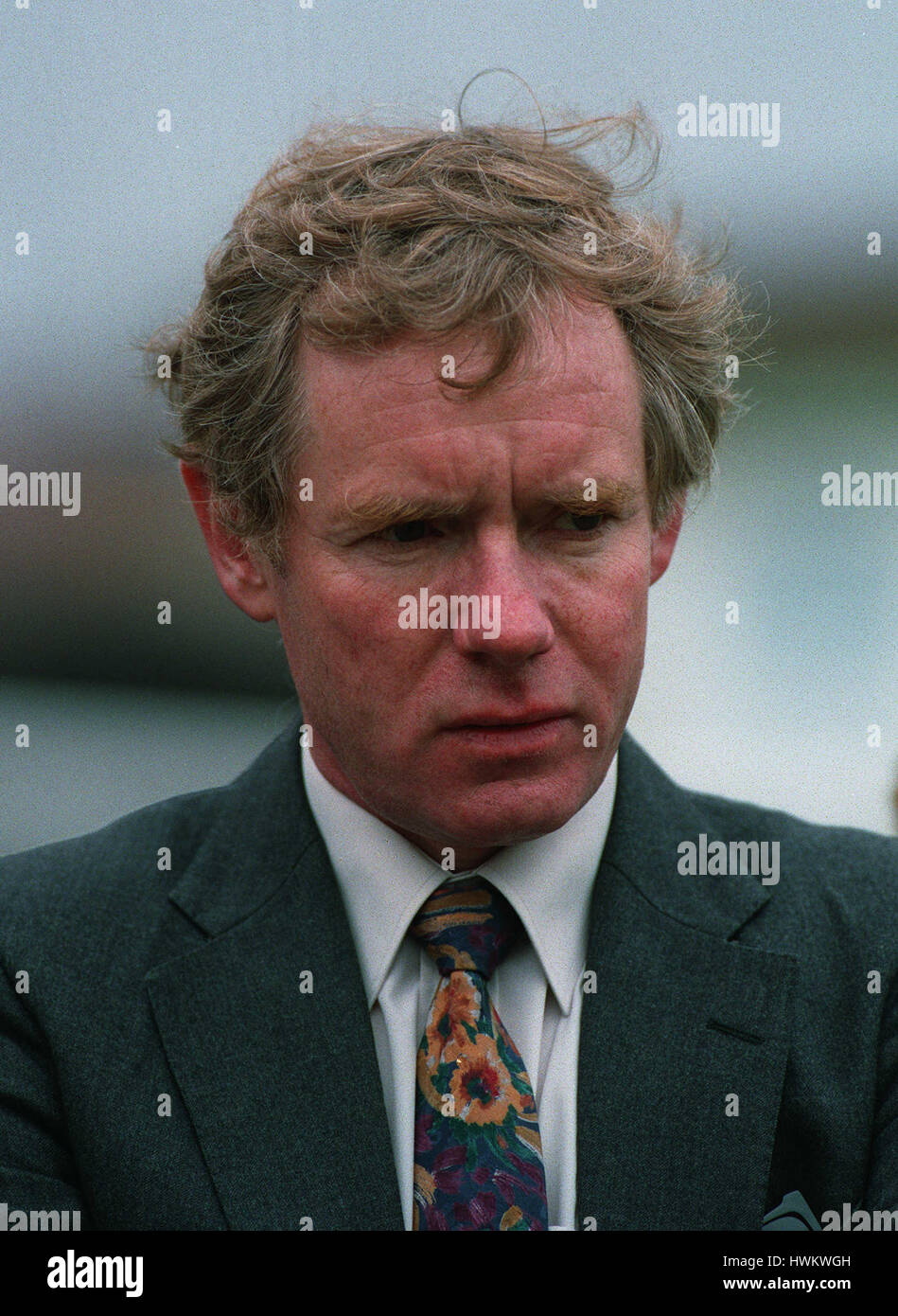 COLIN WEEDON RACE HORSE TRAINER 25 November 1993 Stock Photo - Alamy