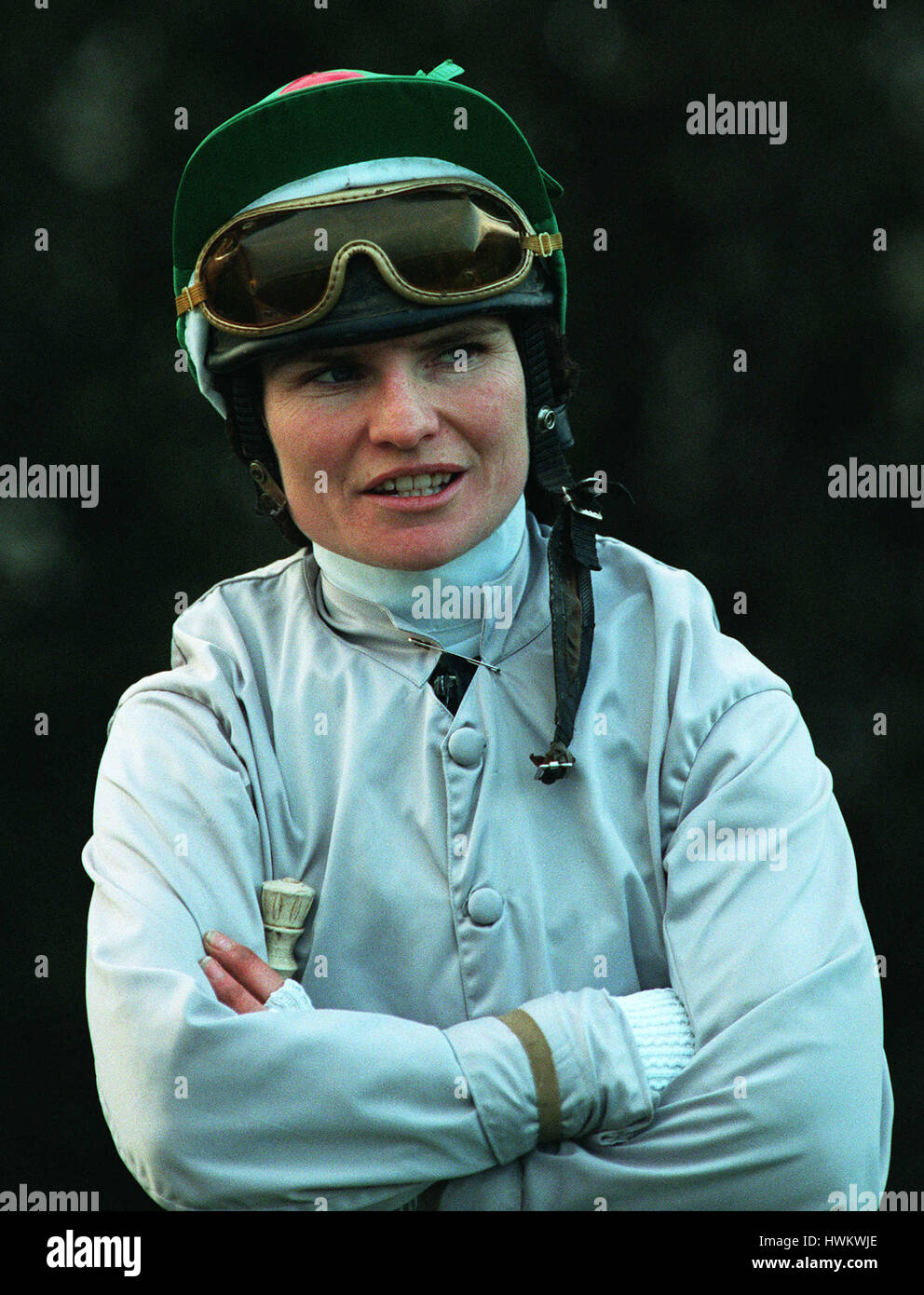 MRS ANTHEA FARRELL JOCKEY 02 December 1993 Stock Photo - Alamy