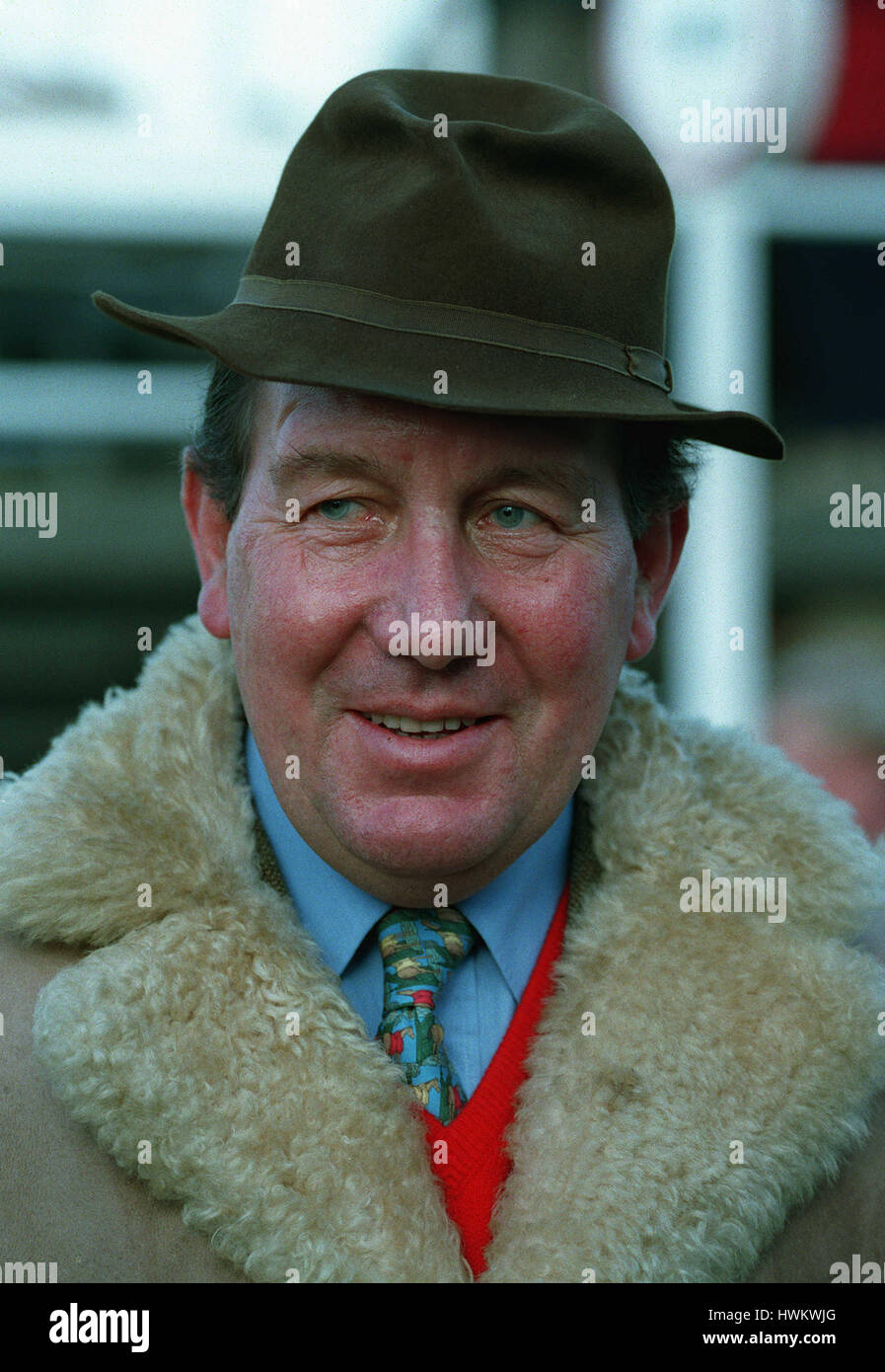 DAVID NICHOLSON RACE HORSE TRAINER 02 December 1993 Stock Photo - Alamy