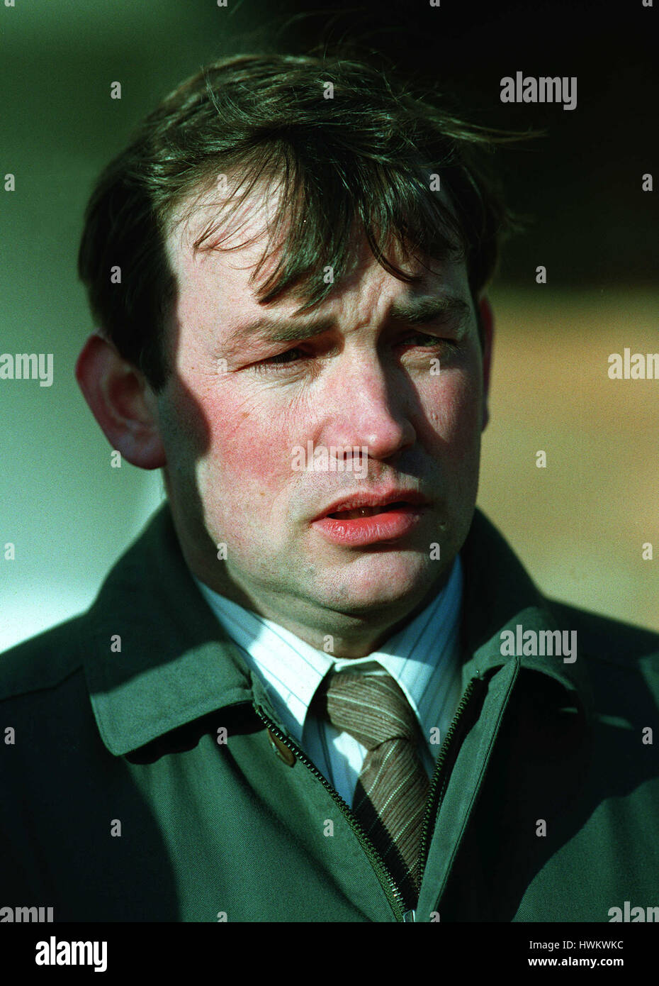 PETER CHEESEBOROUGH RACE HORSE TRAINER 05 December 1993 Stock Photo - Alamy