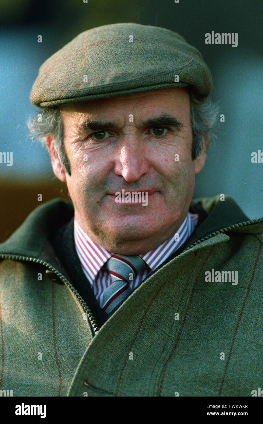 JIMMY HARRIS RACE HORSE TRAINER 10 December 1993 Stock Photo - Alamy