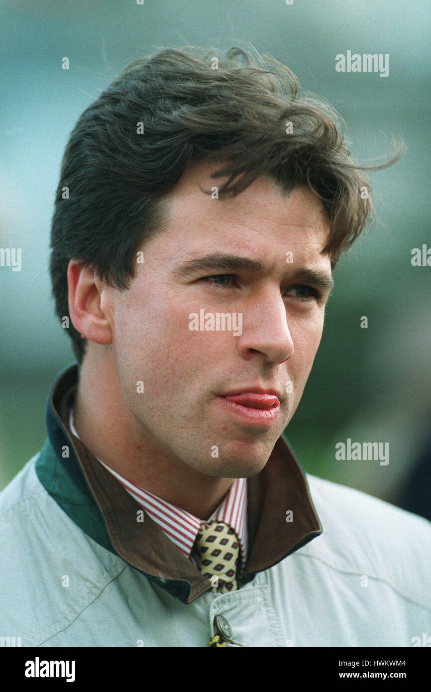 RICHARD T PHILIPS RACE HORSE TRAINER 10 December 1993 Stock Photo - Alamy