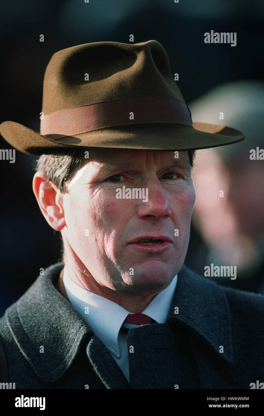 IAN BALDING RACE HORSE TRAINER 15 December 1993 Stock Photo - Alamy