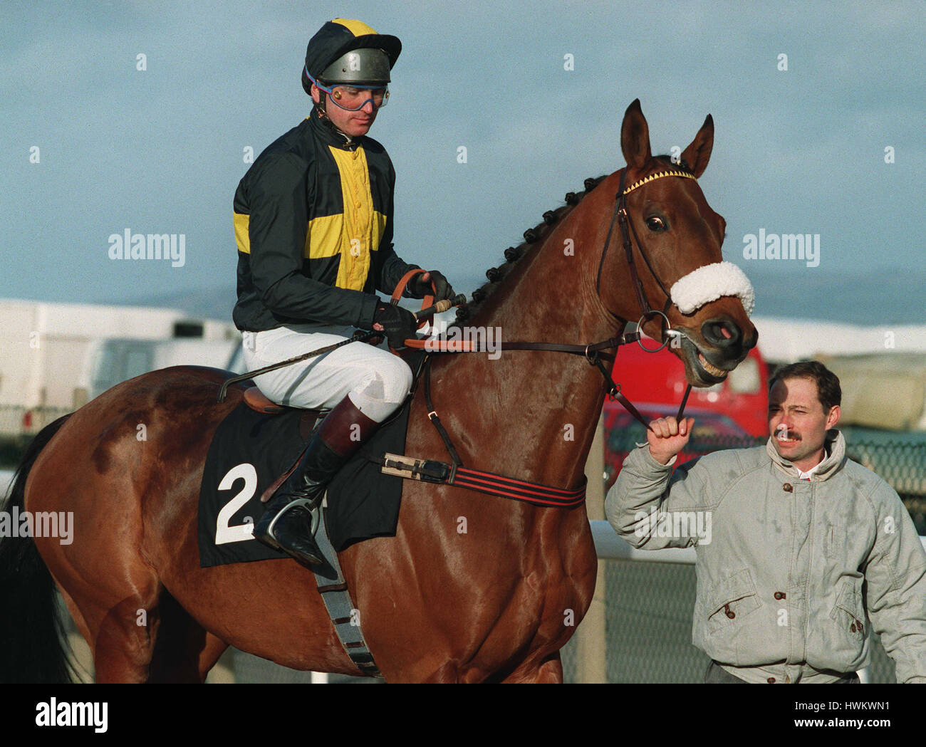 CRYSTAL SPIRIT RACE HORSE RIDDEN JIMMY FROST 15 December 1993 Stock ...