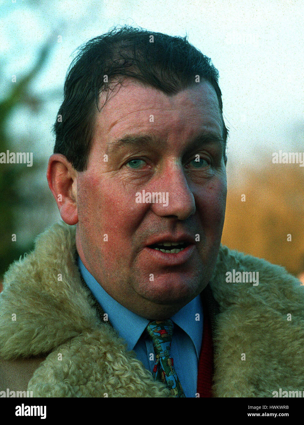 DAVID NICHOLSON RACE HORSE TRAINER 30 December 1993 Stock Photo - Alamy