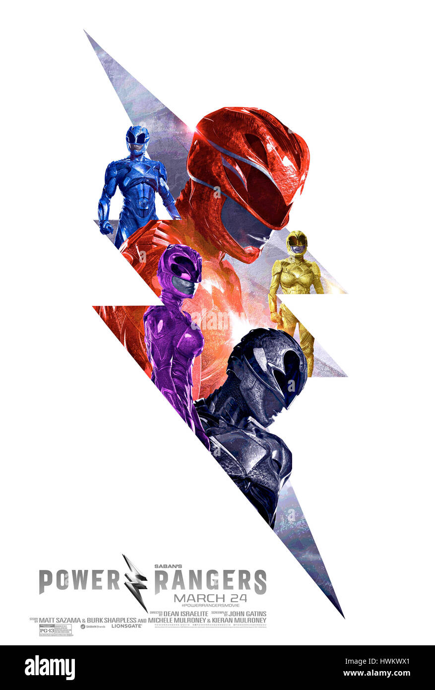 POWER RANGERS, US poster, 2017. © Lionsgate /Courtesy Everett ...