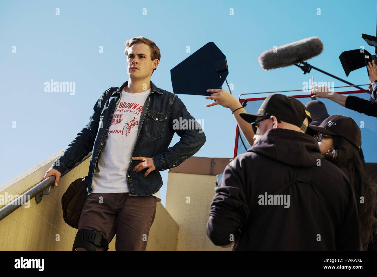 POWER RANGERS, Dacre Montgomery, on set, 2017. ph: Kimberley French ...