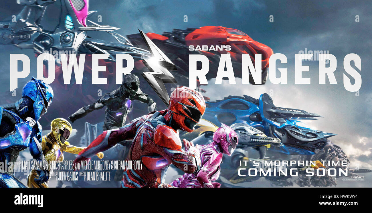 POWER RANGERS, US poster, 2017. © Lionsgate /Courtesy Everett ...