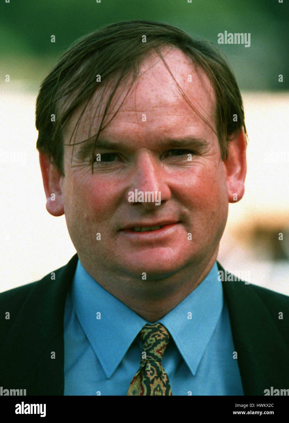 JOHN WHITE RACE HORSE TRAINER 23 September 1994 Stock Photo - Alamy