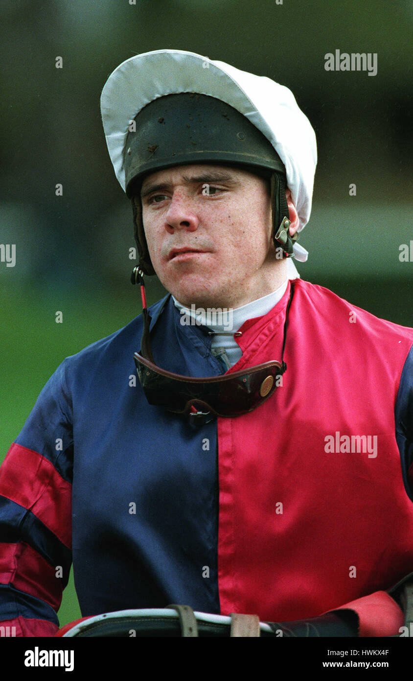 M G CLEARY JOCKEY 11 March 1994 Stock Photo - Alamy