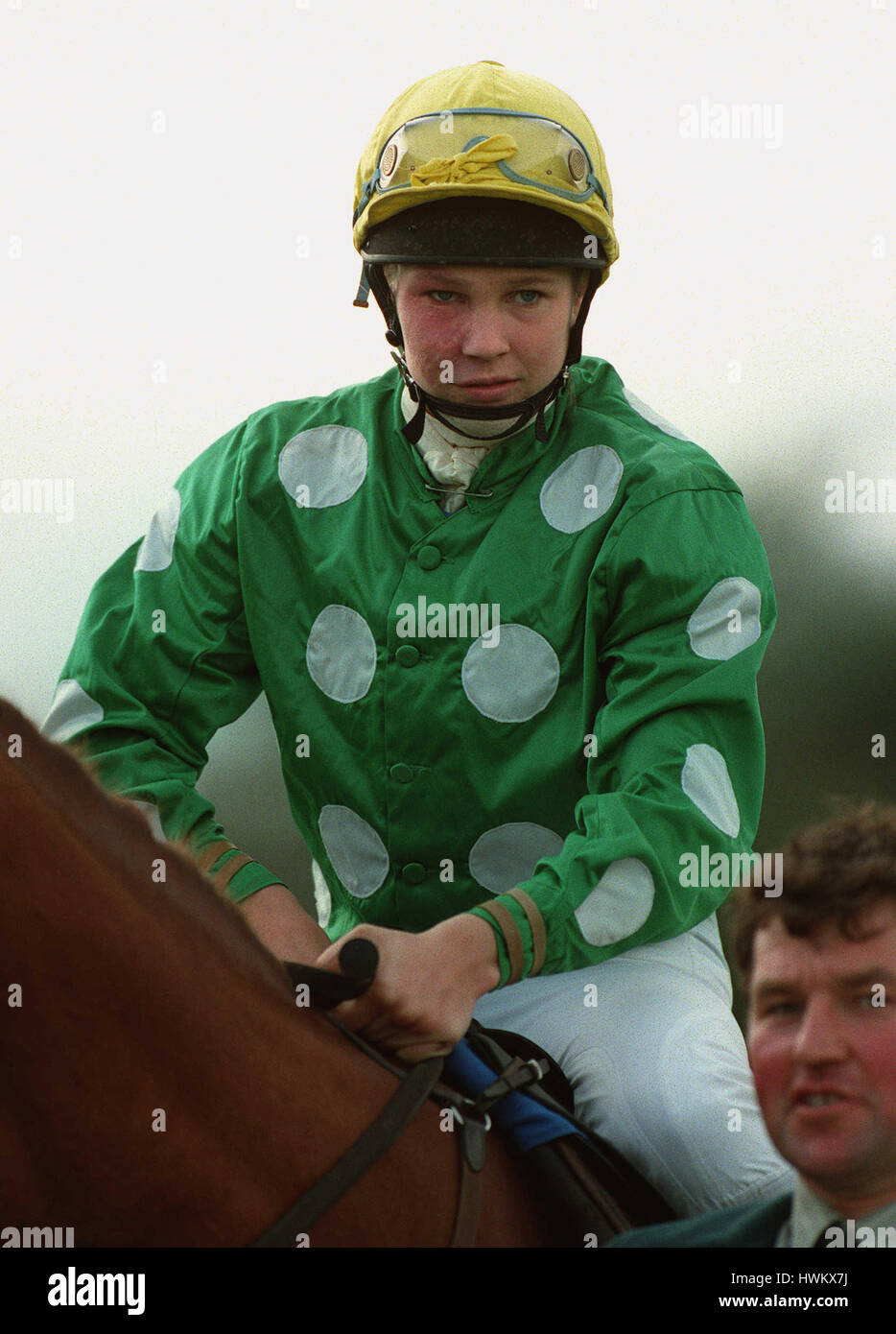 RUTH CLARK JOCKEY 03 October 1994 Stock Photo - Alamy