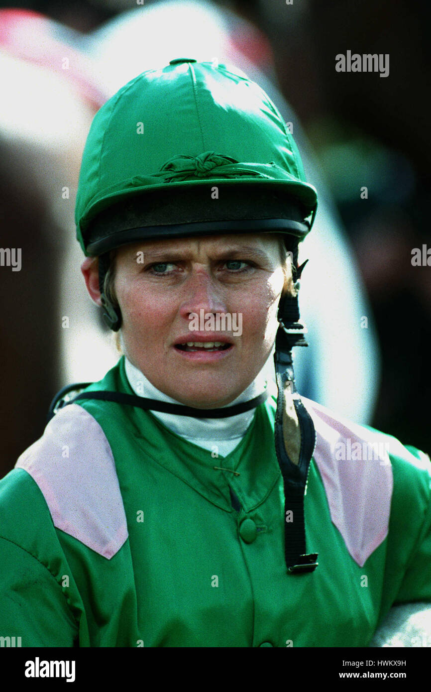 MAXINE COWDREY JOCKEY 30 March 1994 Stock Photo - Alamy