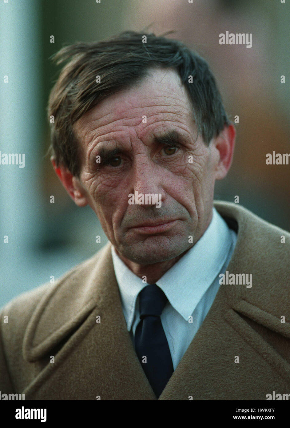 RICHARD MARVIN RACE HORSE TRAINER 01 March 1994 Stock Photo - Alamy