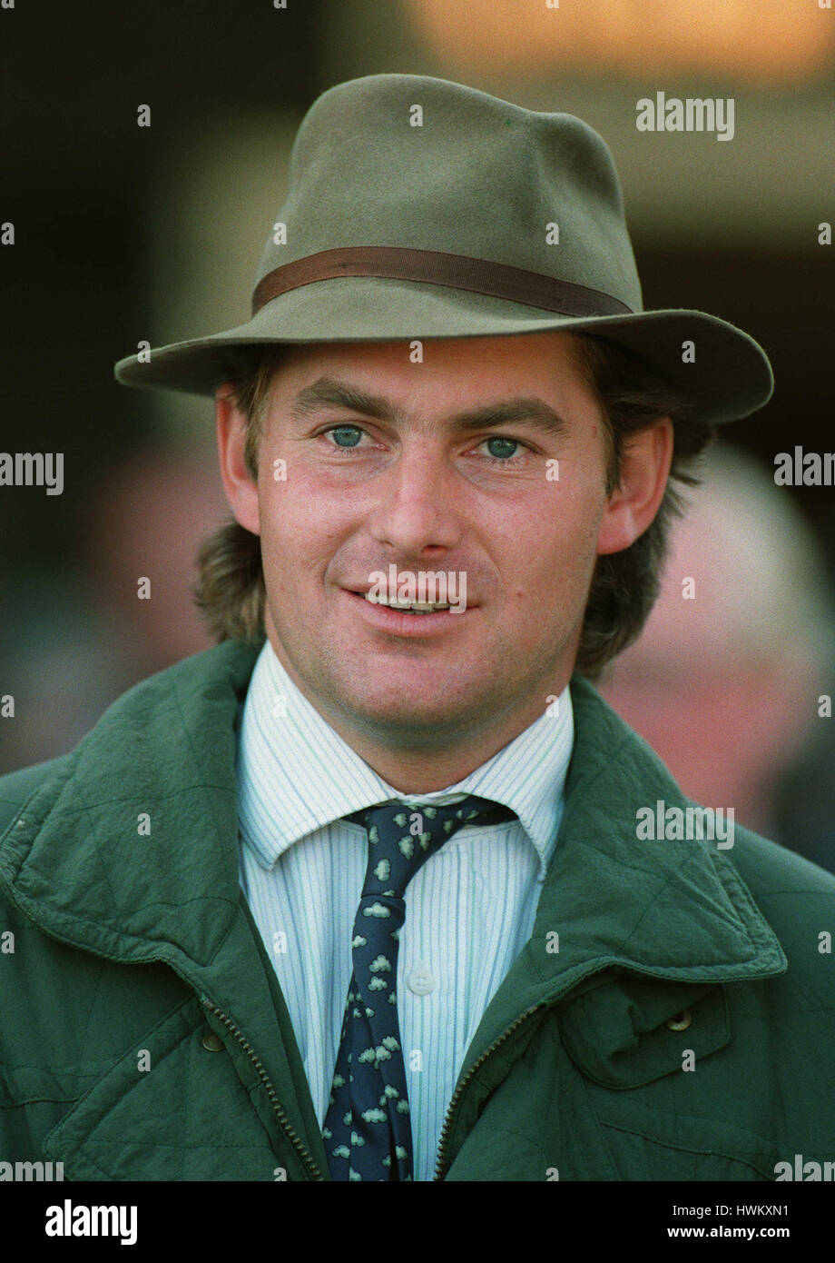 CHARLIE BROOKS RACE HORSE TRAINER 23 September 1994 Stock Photo - Alamy