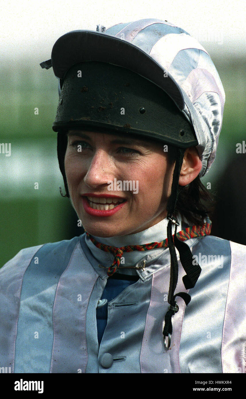 VICTORIA HAIGH JOCKEY 30 March 1994 Stock Photo - Alamy