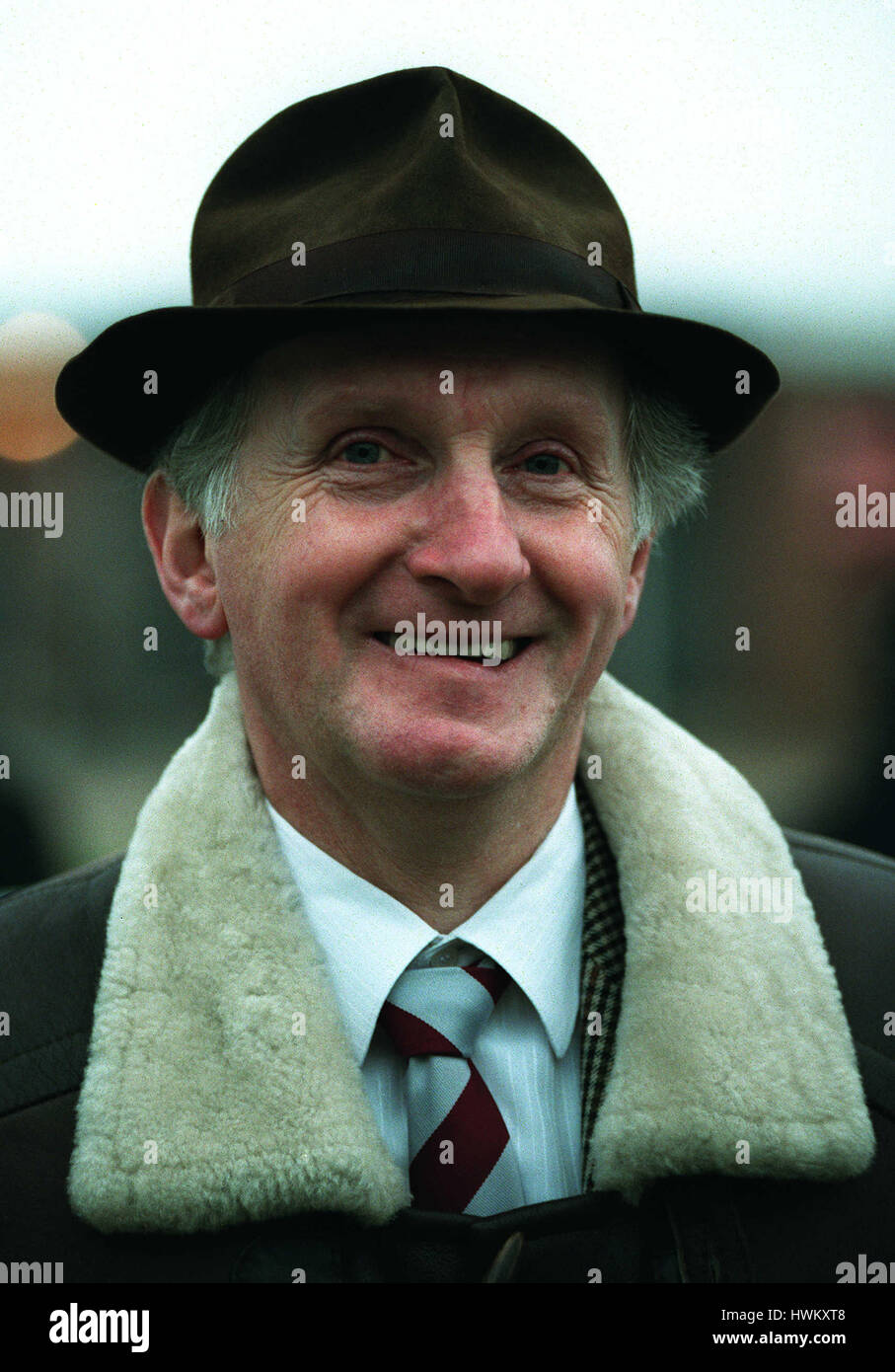 MARTIN PIPE RACE HORSE TRAINER 13 January 1994 Stock Photo - Alamy