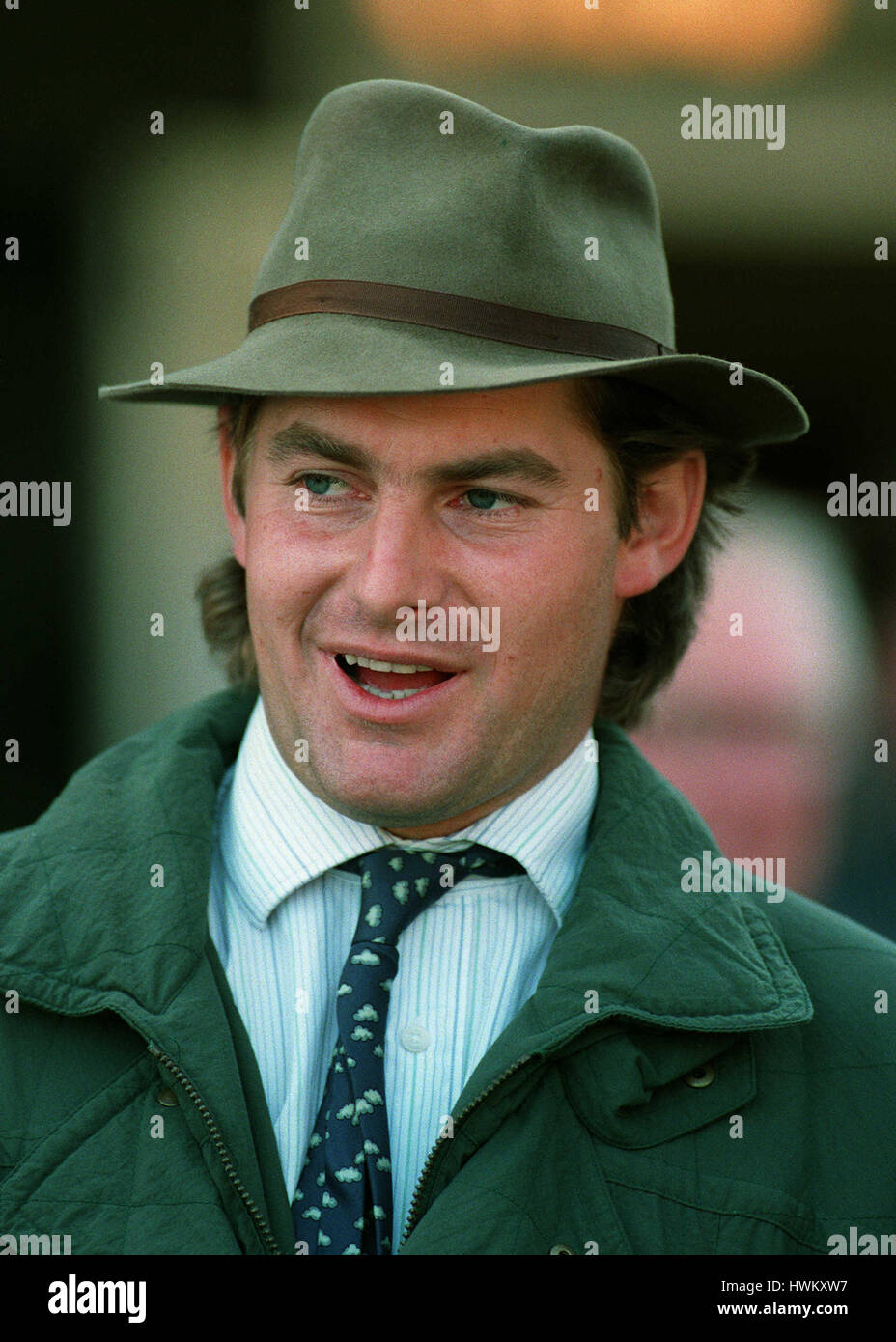 CHARLIE BROOKS RACE HORSE TRAINER 23 September 1994 Stock Photo - Alamy