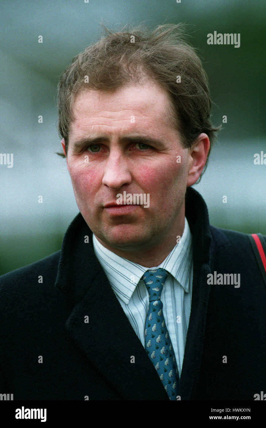 MARK USHER RACE HORSE TRAINER 26 April 1994 Stock Photo - Alamy