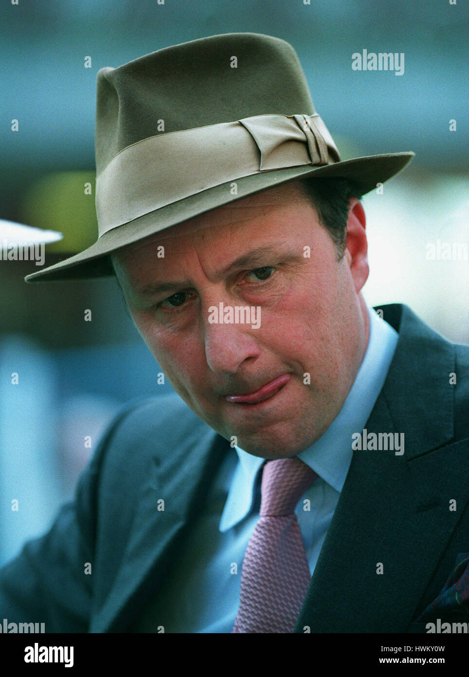 PATRICK HASLAM RACE HORSE TRAINER 25 August 1994 Stock Photo - Alamy