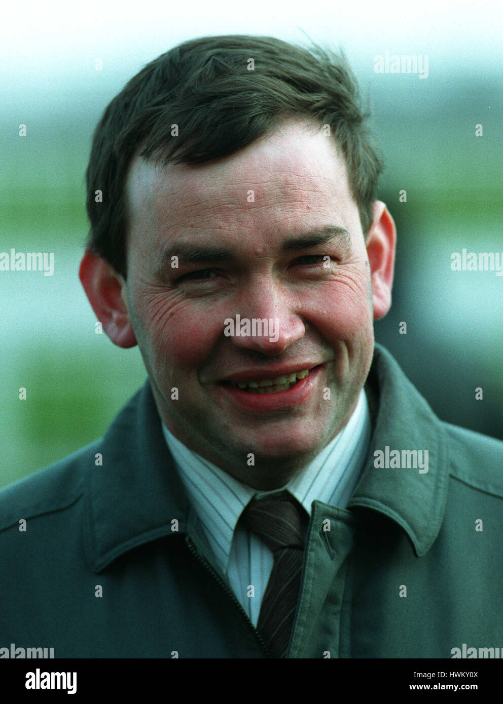 PETER CHEESBROUGH RACE HORSE TRAINER 01 February 1994 Stock Photo - Alamy