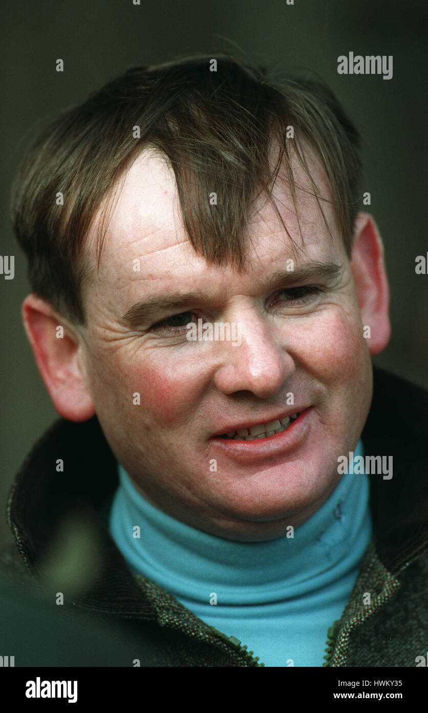 JOHN WHITE RACE HORSE TRAINER 01 February 1994 Stock Photo - Alamy