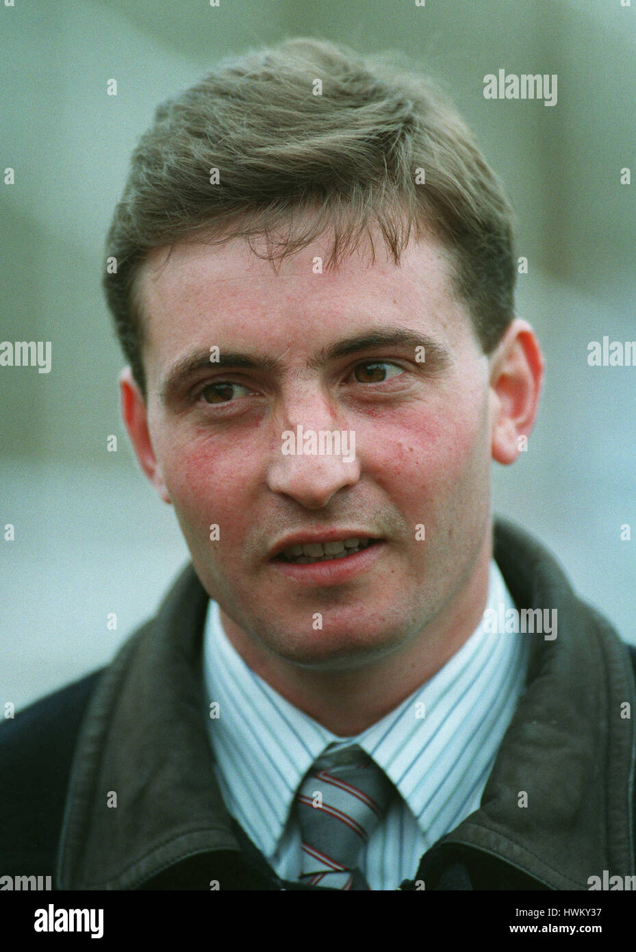 SCOTT CUNNINGHAM RACE HORSE TRAINER 06 October 1994 Stock Photo - Alamy